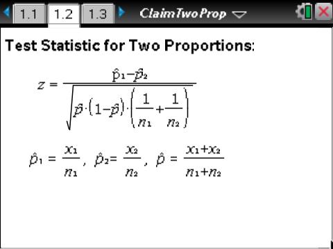 Claims About Two Proportions