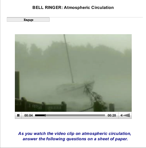 Atmospheric Circulation - Bell Ringer: Earth Science: TI Science Nspired