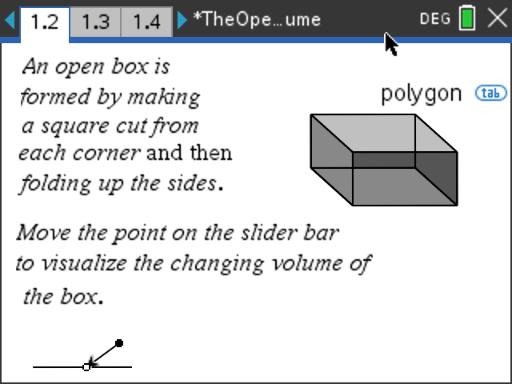 The Open Box: An Exploration of Maximum Volume
