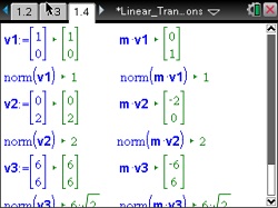 Classroom Activities: Linear Transformations - Texas Instruments - content