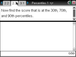Percentiles
