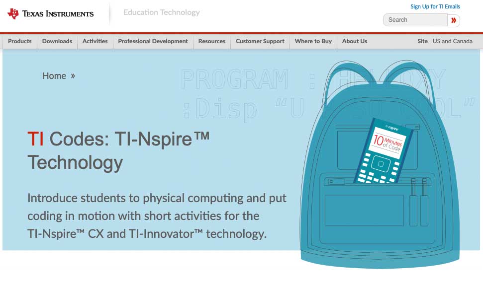 Girl Scouts Coding Basics Badge with TI-Nspire™ CX