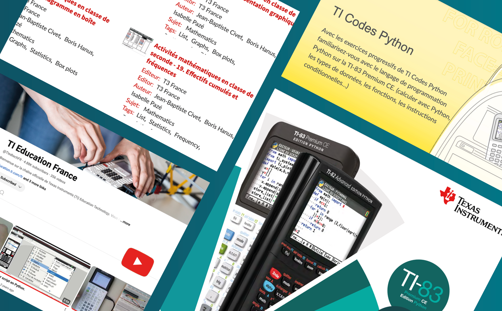 TI-83 Premium CE Edition Python – Ressources- TI France