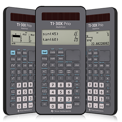 TI 30X Prio MathPrint™ | Schulrechner |Texas Instruments Deutschland