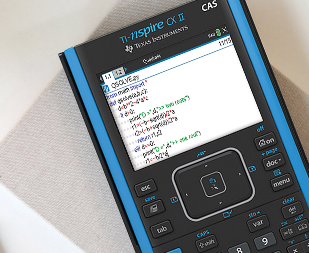 TI-Nspire™ CX CAS | Calculators | Texas Instruments