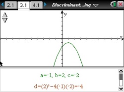 Algebra 2: Modeling with a Quadratic Function: Algebra 2: TI Math Nspired