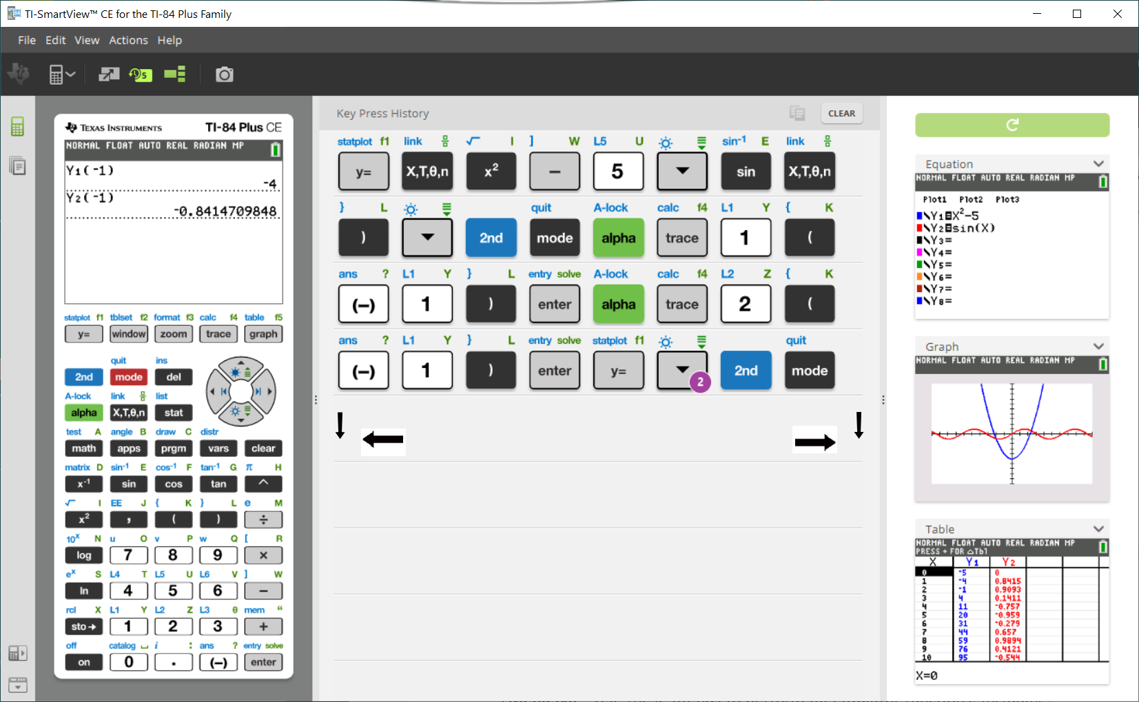 Changing the Size of the TI-SmartView™ CE Screen