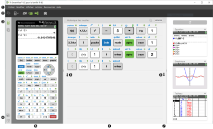 Utilisation de l'espace de travail Calculator Emulator (Émulateur de ...