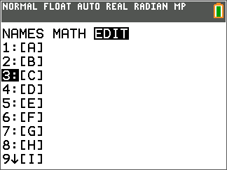 Using the Matrix Editor