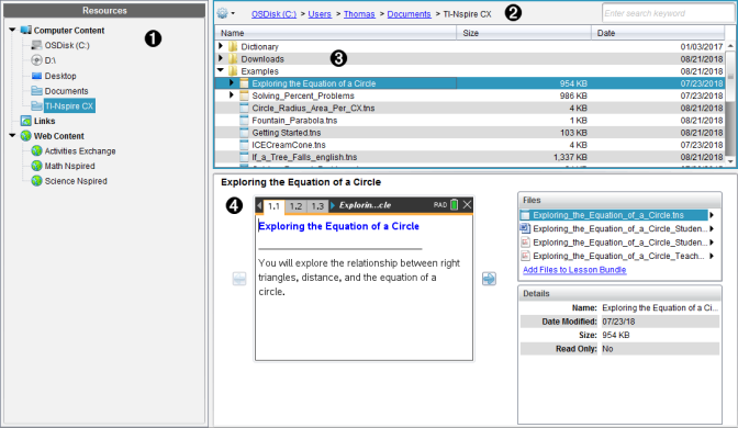 Exploring the Content Workspace