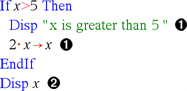 Using If, Lbl, and Goto to Control Program Flow