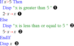 Using If, Lbl, and Goto to Control Program Flow