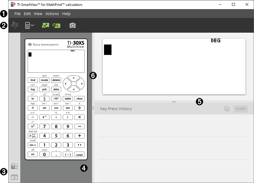 Verwenden des TI-SmartView™ Emulator-Arbeitsbereichs für MathPrint ...