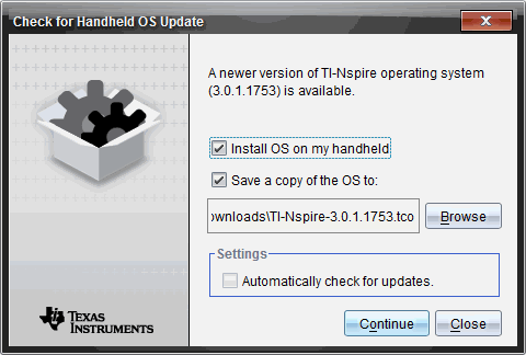 Installing the Handheld Software