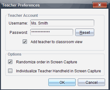 Creating and Managing Your Teacher Account