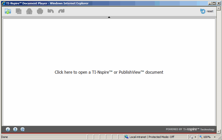 Lancement de TI‑Nspire™ Document Player