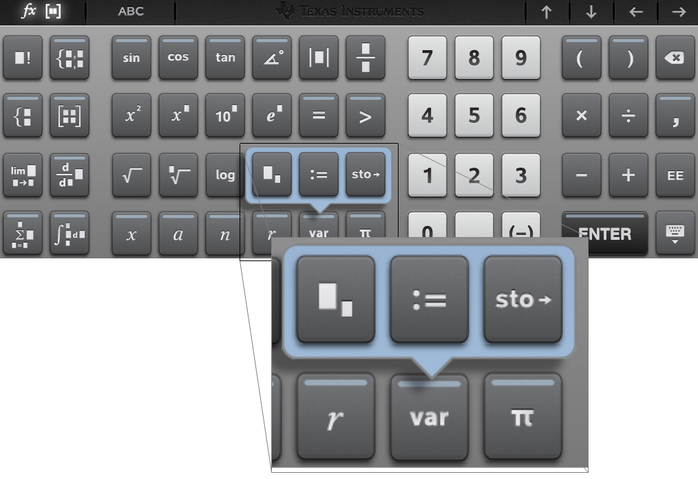 Creating Variables In Calculator