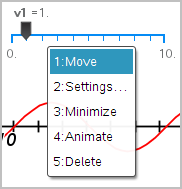 Einstellen von Variablenwerten mit einem Schieberegler