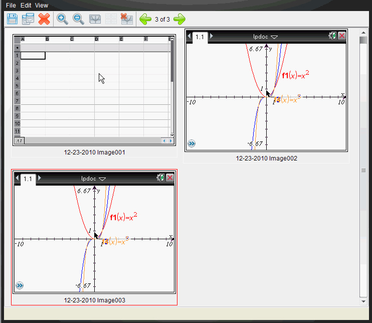 Viewing Captured Screens