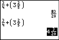 Solution 21049: Entering and Computing Fractions on the TI-83 Family ...