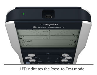 TI-Nspire™ Technology — Press-to-Test