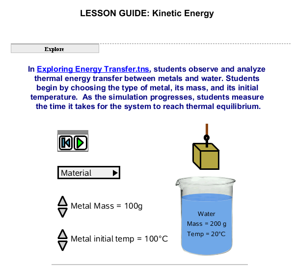Science Nspired - Physical Science - Energy by Texas Instruments